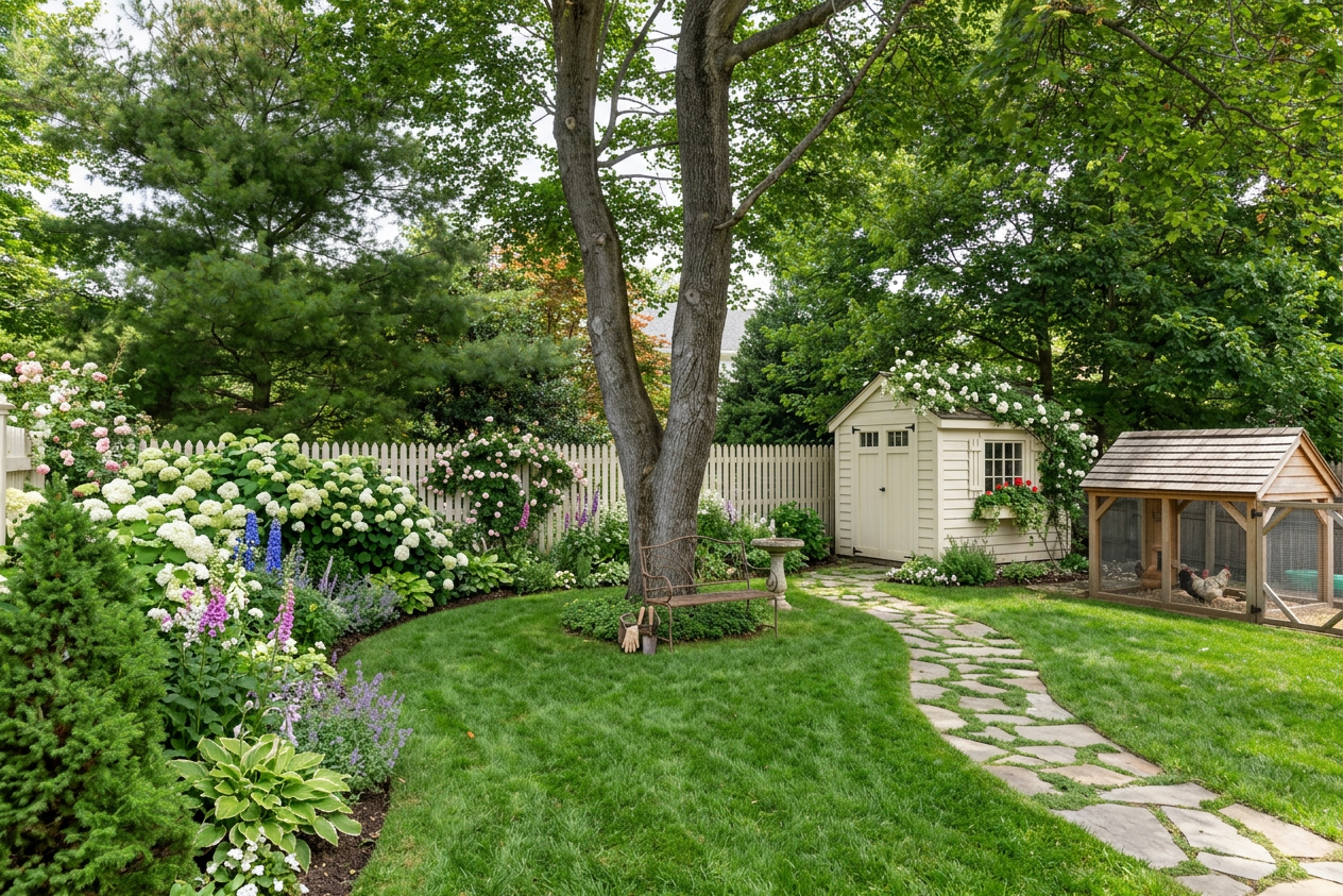 Classic Garden Landscape Design #HVSG | ArchitectGPT